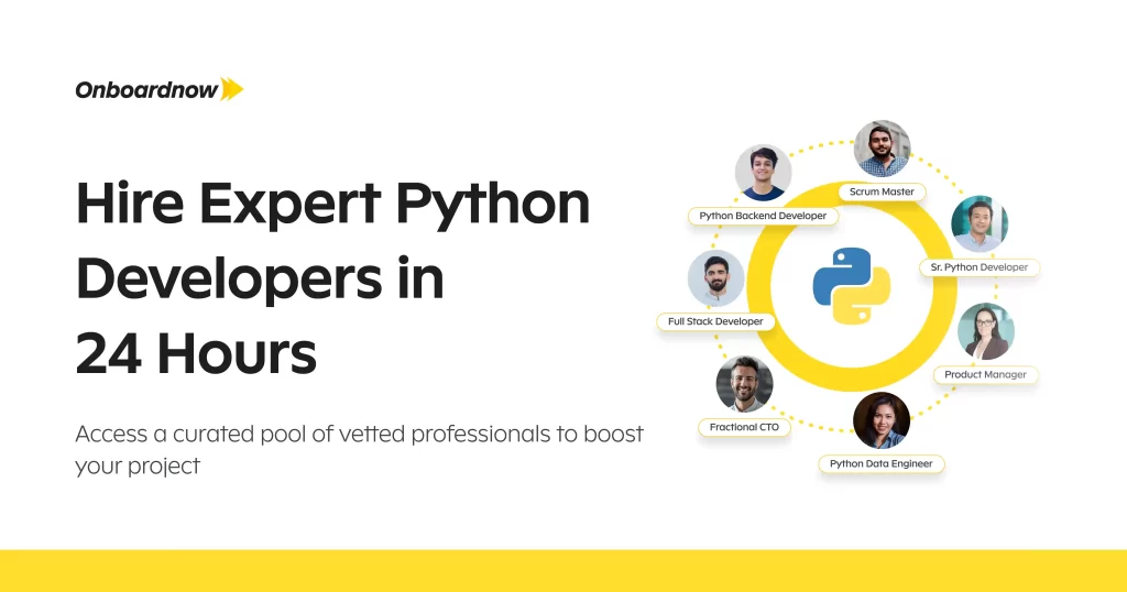 Hire Python Developers in 48 Hours | Onboardnow